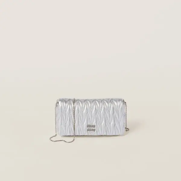 Miu Miu Matelassé Nappa Leather Mini-bag