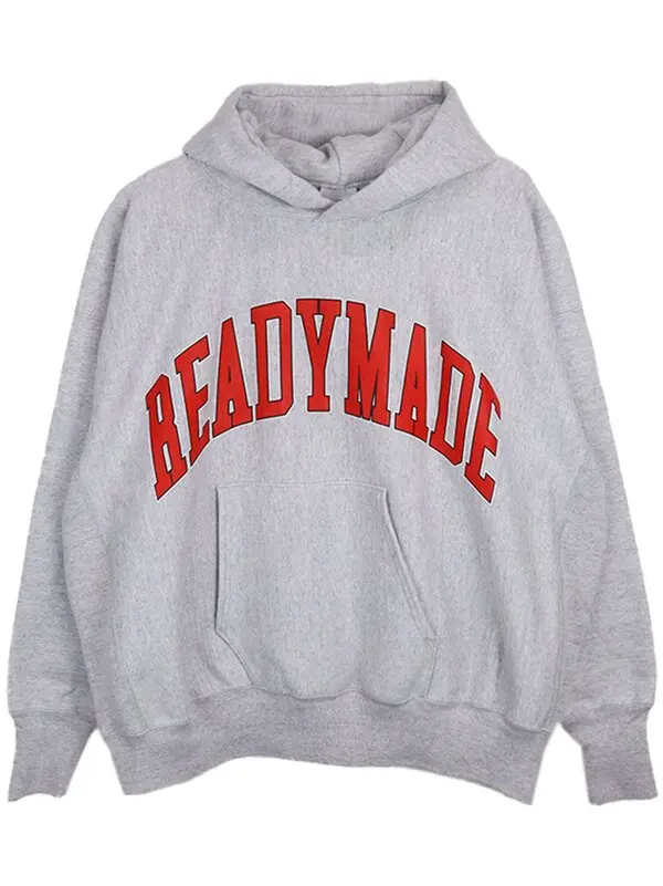 Readymade Logo-print Hoodie - Grey