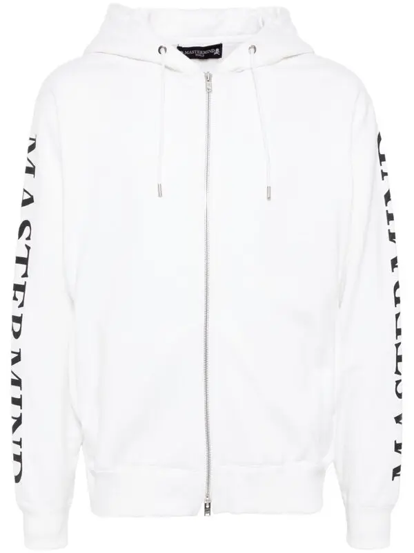 MASTERMIND WORLD Logo Print Hoodie - White
