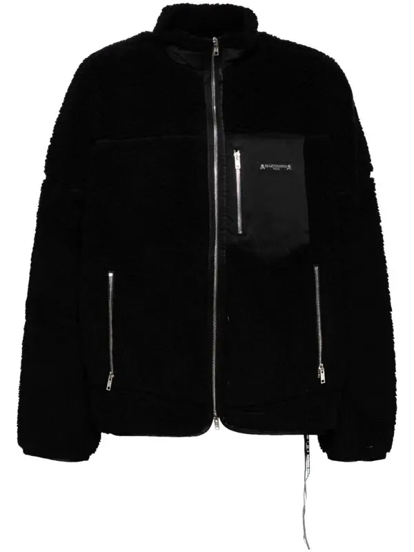 MASTERMIND WORLD Logo-motif Shearling Jacket