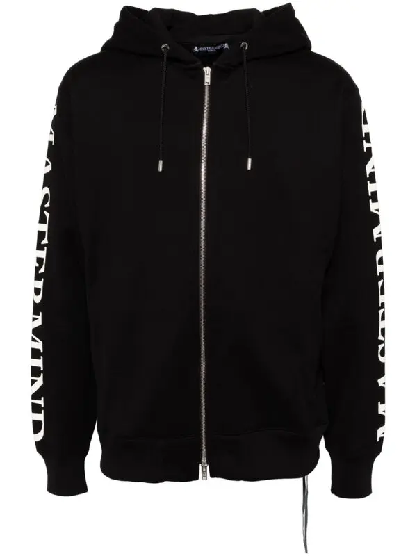 MASTERMIND WORLD Logo Print Hoodie - Black
