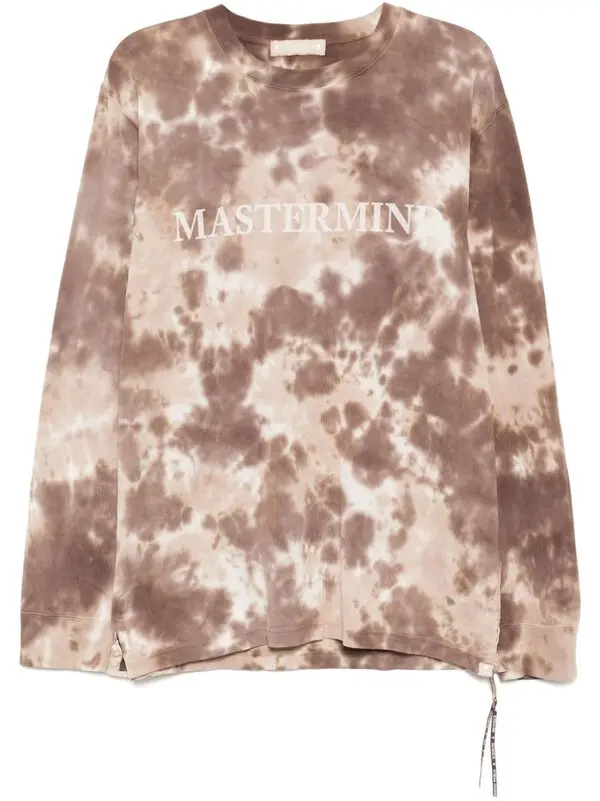MASTERMIND WORLD Logo-printed T-shirt - Neutrals