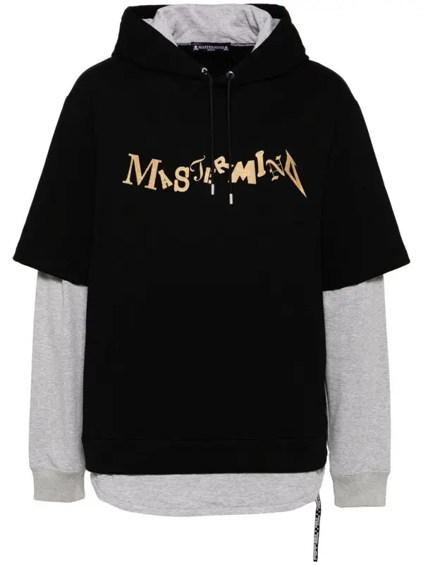 MASTERMIND WORLD Logo-print Hoodie - Black