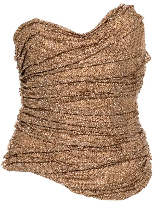 Giuseppe Di Morabito Strapless Corset Top