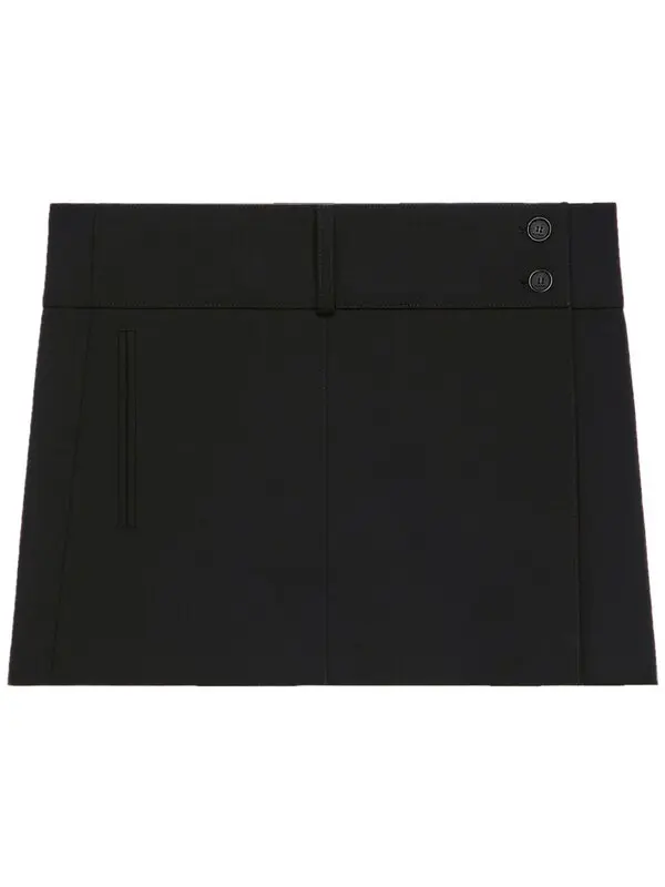 COURREGES Belted Mini Skirt