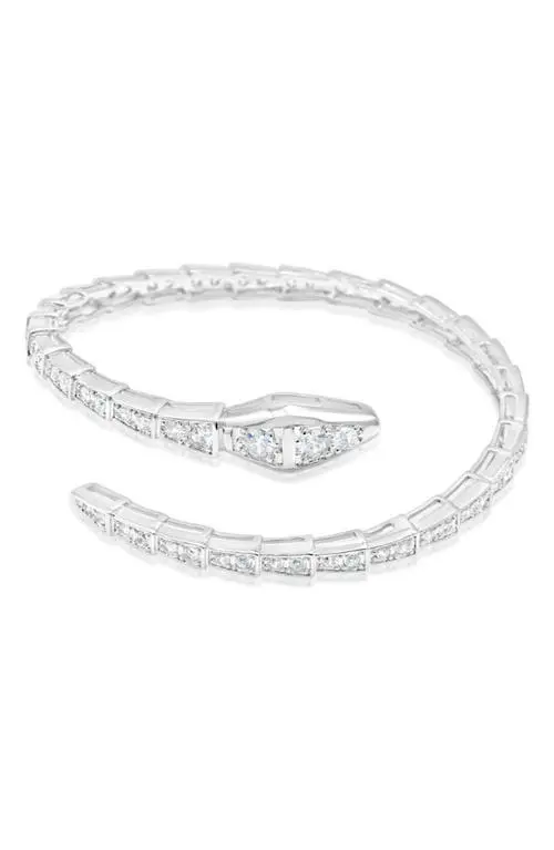SHYMI Pavé Snake Bracelet - Silver