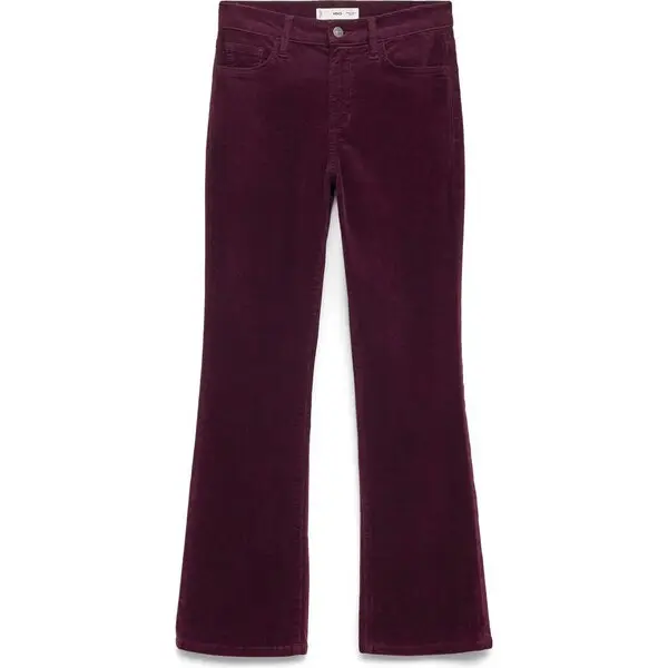 Mango Sienna Crop Flare Corduroy Jeans