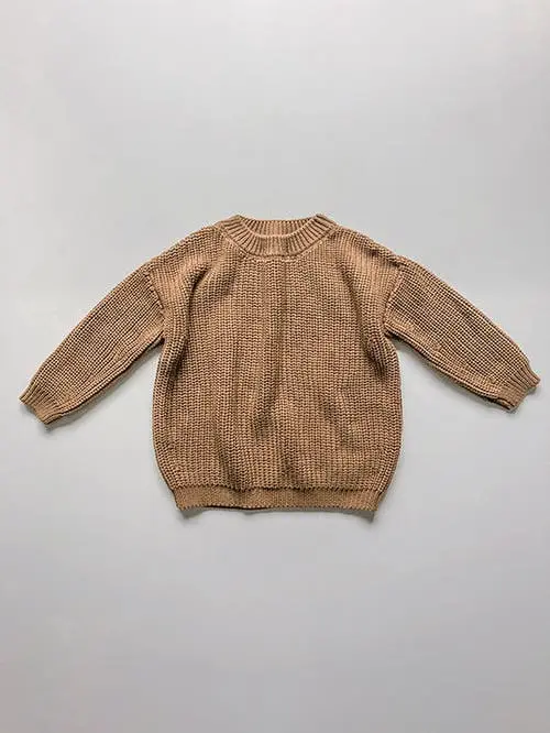 THE SIMPLE FOLK Chunky Sweater - Caramel