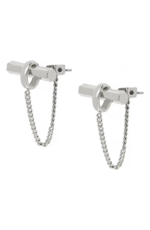 All Saints Toggle & Chain Earrings