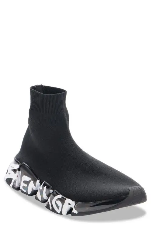 Balenciaga Speed 2.0 Lt Sock Sneakers - Black/ Black/ White