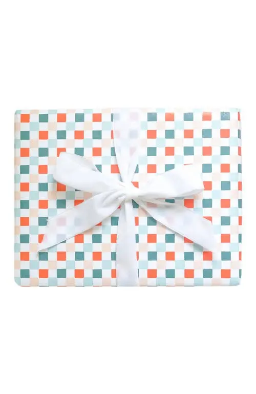 JOY PAPER CO. Holiday Checkered Wrapping Paper
