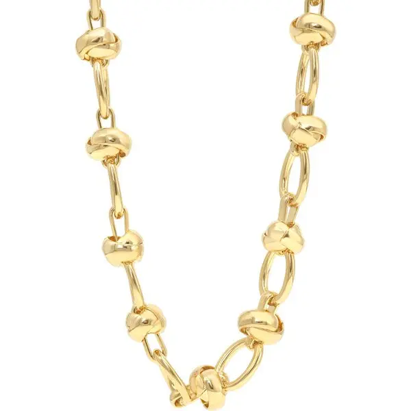 SHYMI Oval Link Knotted Chain Necklace