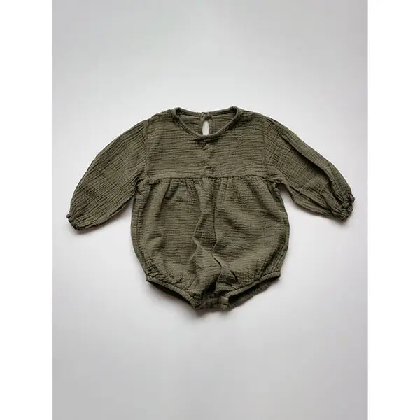 THE SIMPLE FOLK The Meadow Romper - Olive