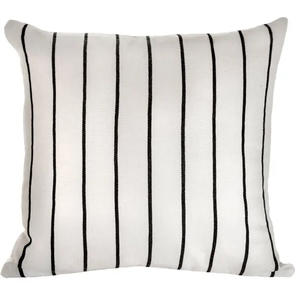 ARCHIVE NEW YORK Santiago Atitlan I Striped Handwoven Cotton Square Throw Pillow