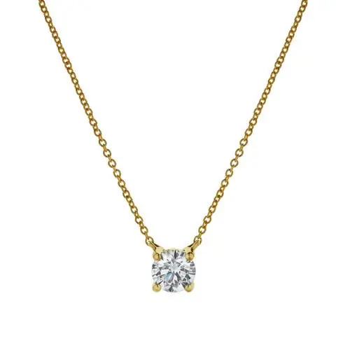 LUVMYJEWELRY 0.50ctw Lab Grown Diamond Pendant Necklace - 14k Yellow Gold