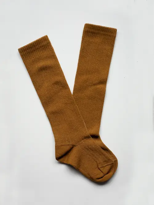 THE SIMPLE FOLK Ribbed Socks - Bronze
