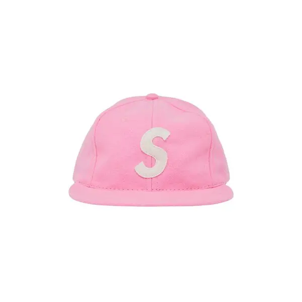 Supreme X Ebbets S Logo 6-panel Cap - Pink