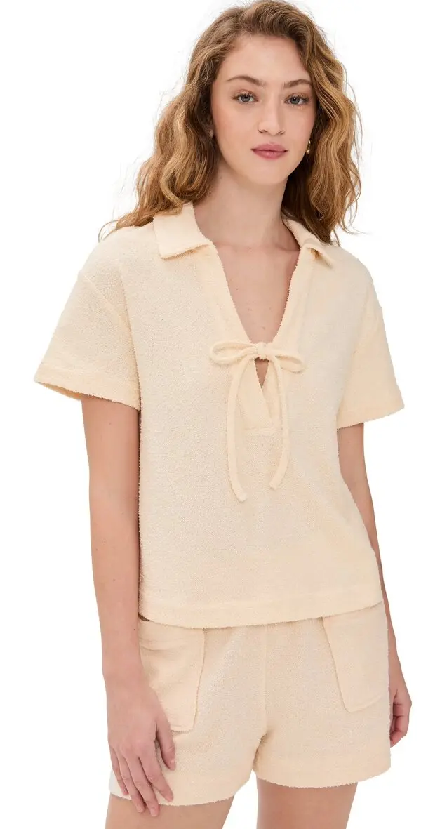 Tanya Taylor Darcy Tie Top