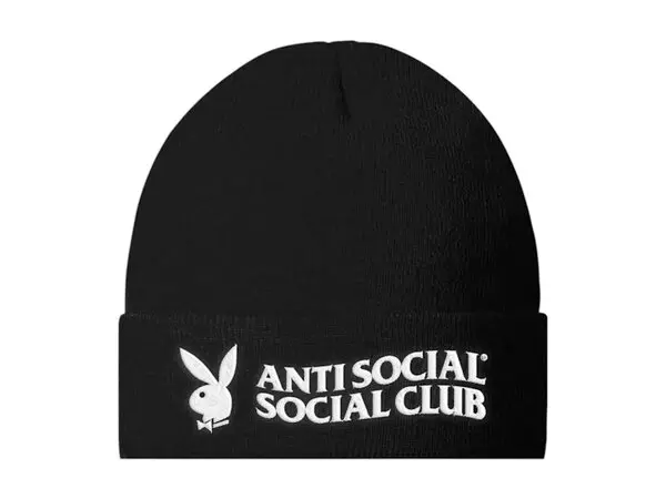 ANTI SOCIAL SOCIAL CLUB X Playboy Read It Beanie - Black