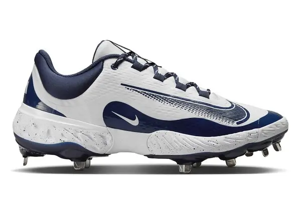Nike Alpha Huarache Elite 4 Low Sneakers - White/midnight Navy Blue