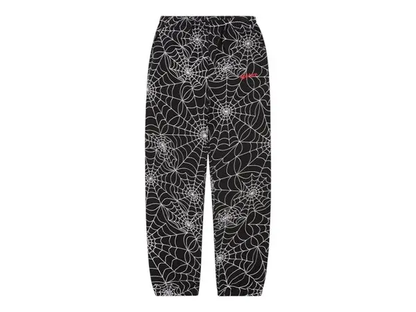 SP5DER Embroidered Aop Sweatpant - Black