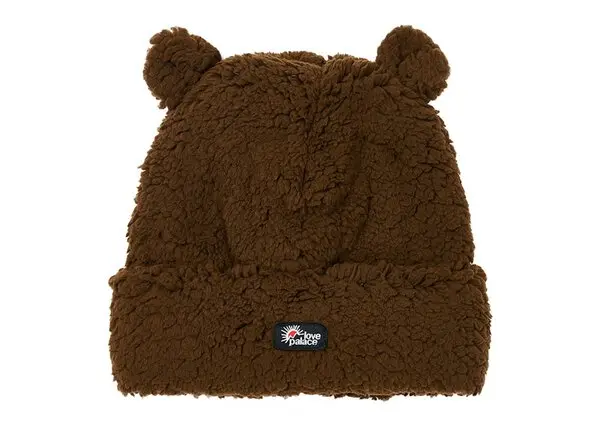 PALACE Love Fuzzy Ears Beanie - Brown