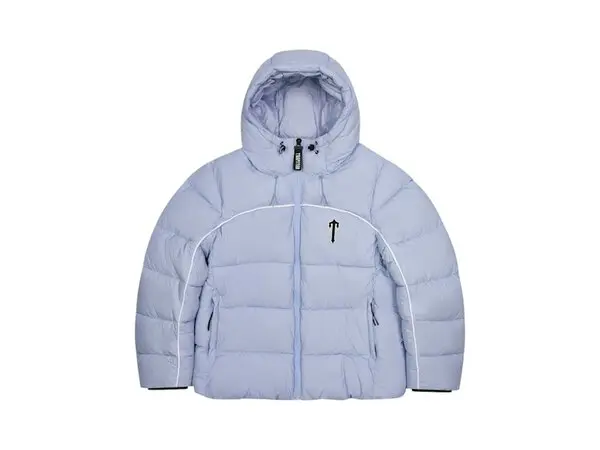 Trapstar Irongate Arch Pipping Puffer Jacket - Ice Blue