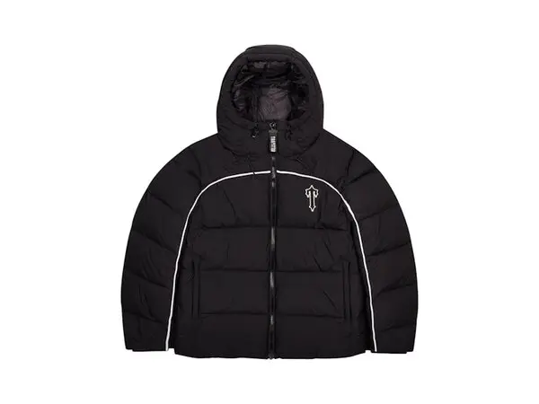 Trapstar Irongate Arch Pipping Puffer Jacket - Black