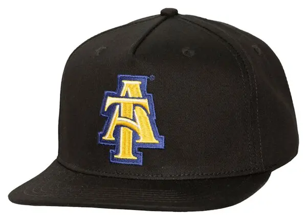 TRAVIS SCOTT X Mitchell & Ness North Carolina A&t Aggies Snapback Cap - Black