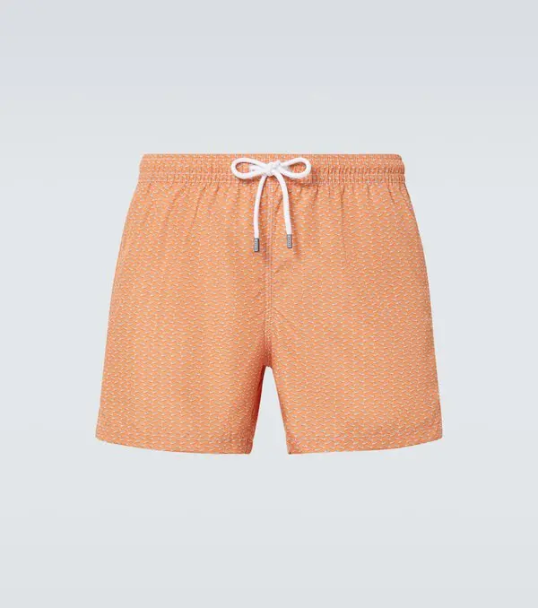 Fedeli Printed Swim Trunks