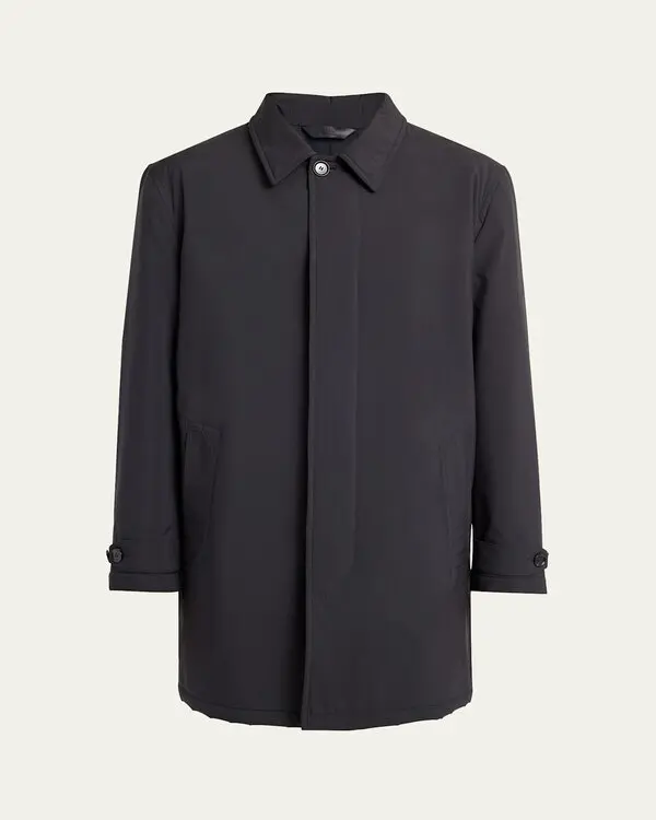 Brioni Car Coat - Dkblue