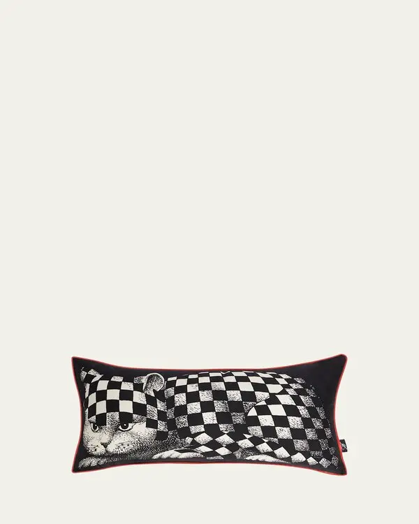 FORNASETTI High Fidelity Printed Cushion, 11.7" X 23.4 - Multi