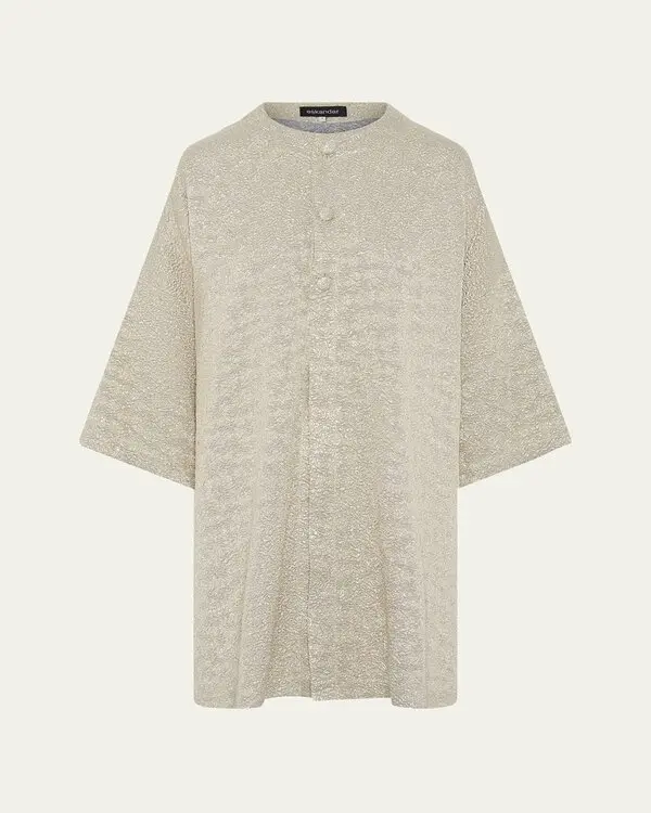 Eskandar Round-neck Chinese Jacket
