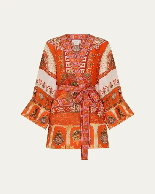 Camilla Short Kimono Coverup
