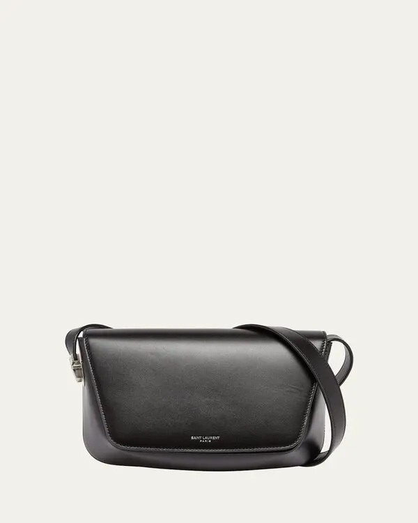 Saint Laurent Smooth Leather Crossbody Bag - Nero