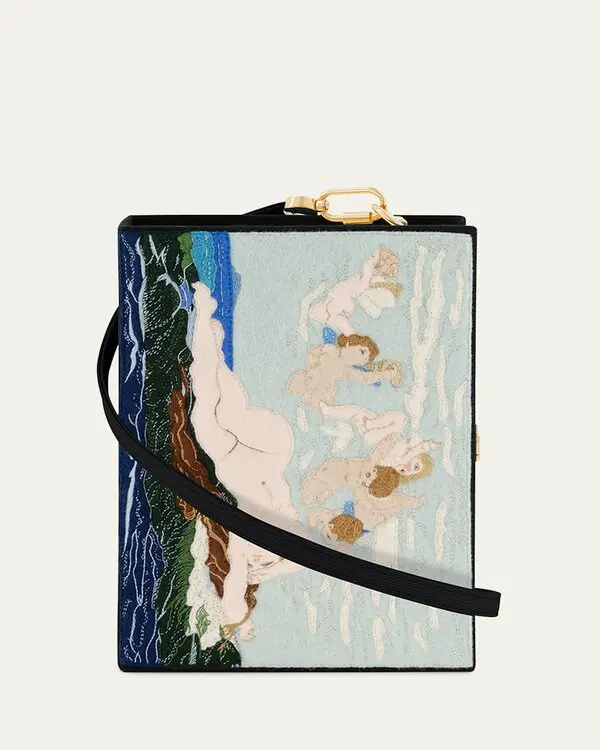 OLYMPIA LE-TAN The Birth Of Venus Book Clutch Bag