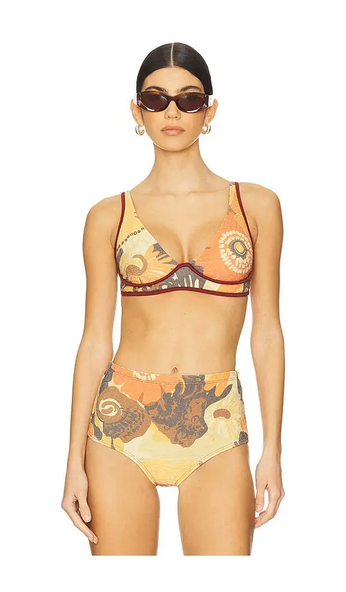 Free People X X Printed Tonya Top