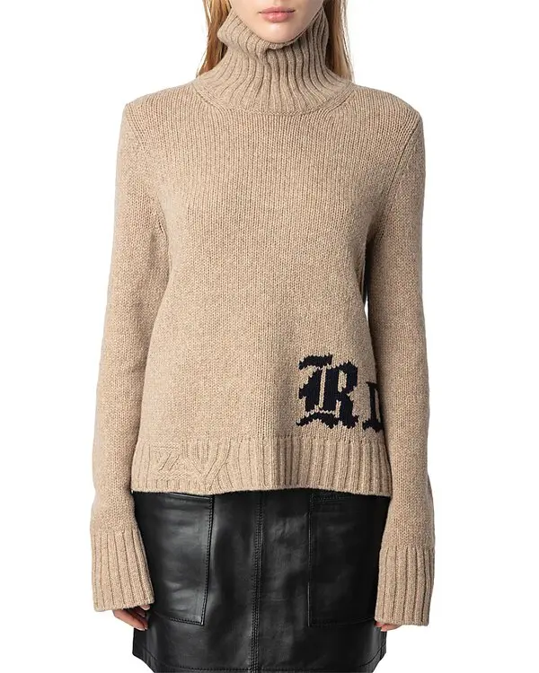 Zadig&Voltaire Nalma We Rock Wool Sweater - Oatmeal