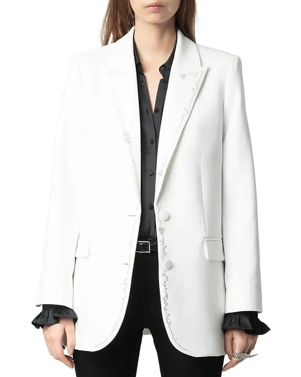 Zadig&Voltaire Viva Rhinestone Blazer - Judo