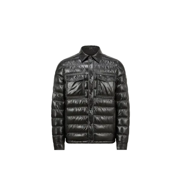 Moncler Chambly Down Shirt Jacket - Black