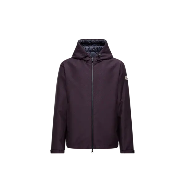 Moncler Monogram Guery Reversible Hooded Down Jacket - Multicolor