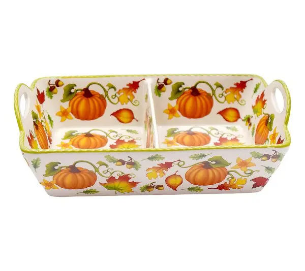 TEMP-TATIONS Seasonal 11x7 Everyday Essential Divided Baker