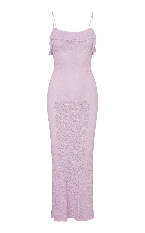 LoveShackFancy Alivia Maxi Dress - Pink