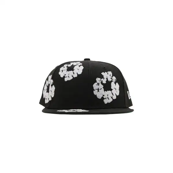 帽子 DENIM TEARS New Era Cotton Wreat Denim Tears New Era Cotton Wreath 59/50 Cap Black Men's - FW23 - US
