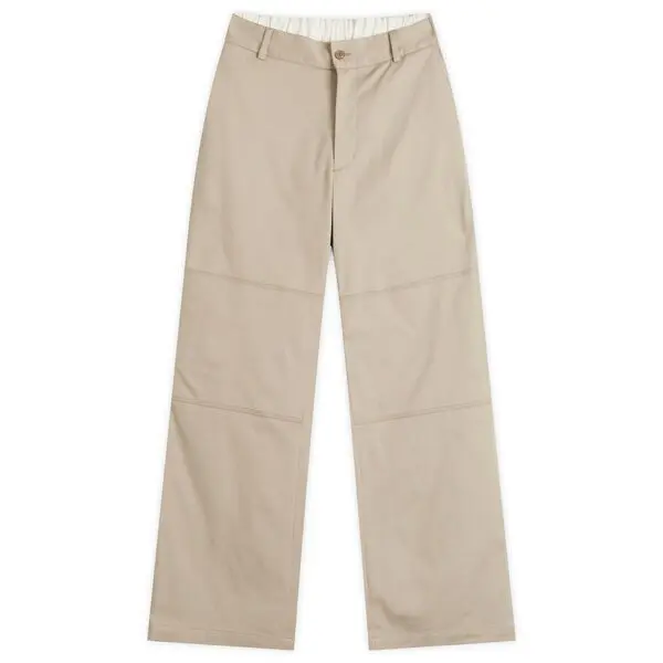 Moncler Gabardine Cotton Stretch Trousers - Beige