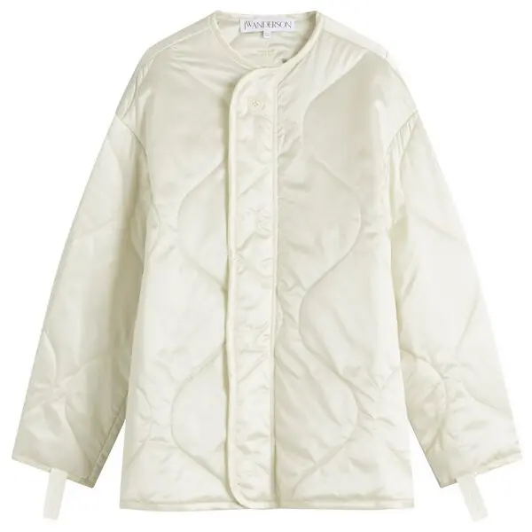 JW Anderson Oversized Quilted Jacket - Ivory