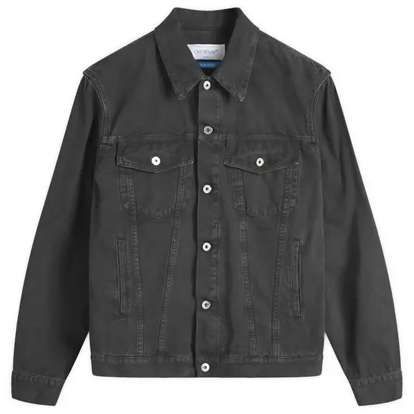 Off-White Canvas Varsity Skate Jacket - Black/white