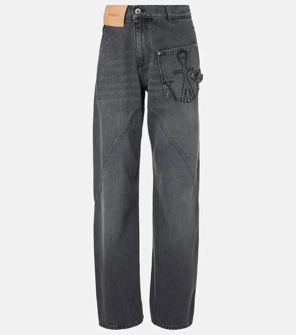JW Anderson Twisted Wide-leg Jeans