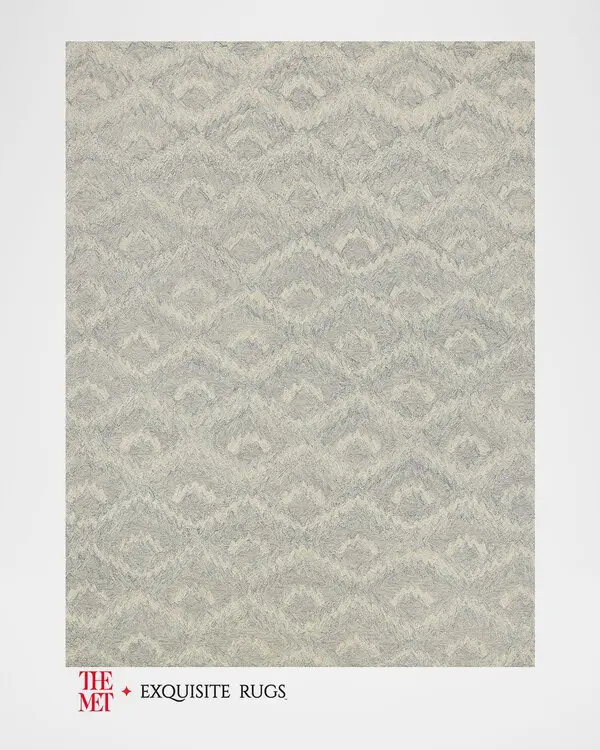 EXQUISITE RUGS X THE MET Bargello Hand-tufted Rug, 9' X 12