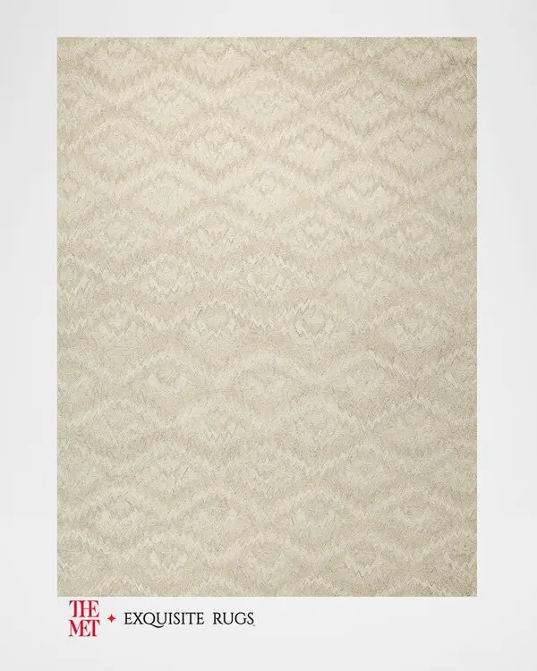 EXQUISITE RUGS X THE MET Bargello Hand-tufted Rug, 5' X 8